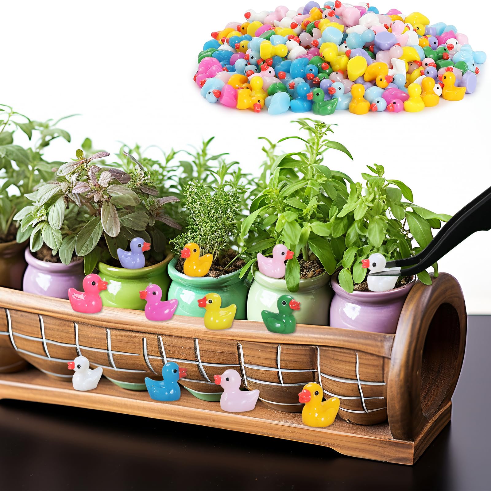 Patitos De Resina Mini 100 Mini Patitos De Resina - Decoración Para ...