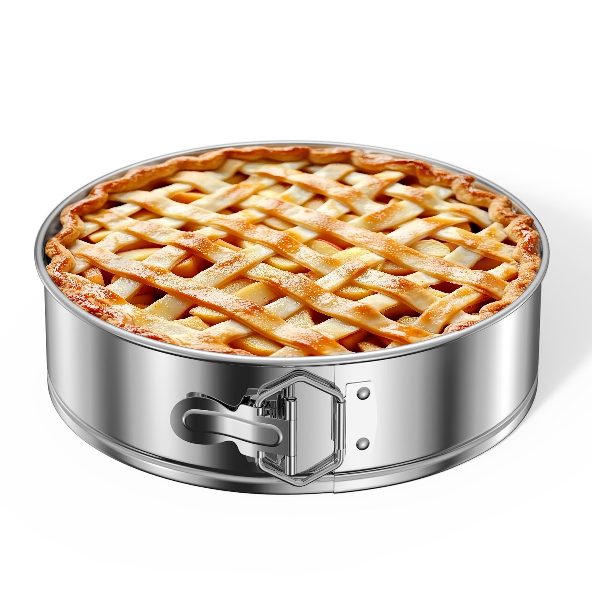 Amazon.com: Kootek 9 Inch Cake Pan, Stainless Steel Springform Pan with ...