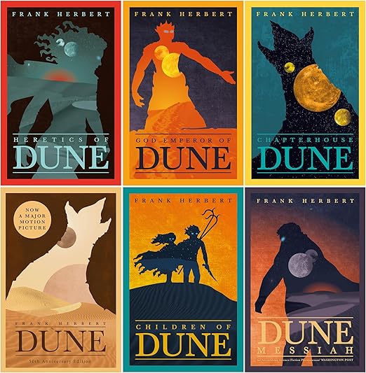 Dune Series 6 Books Collection Set (Dune, Dune Messiah, Children Of ...