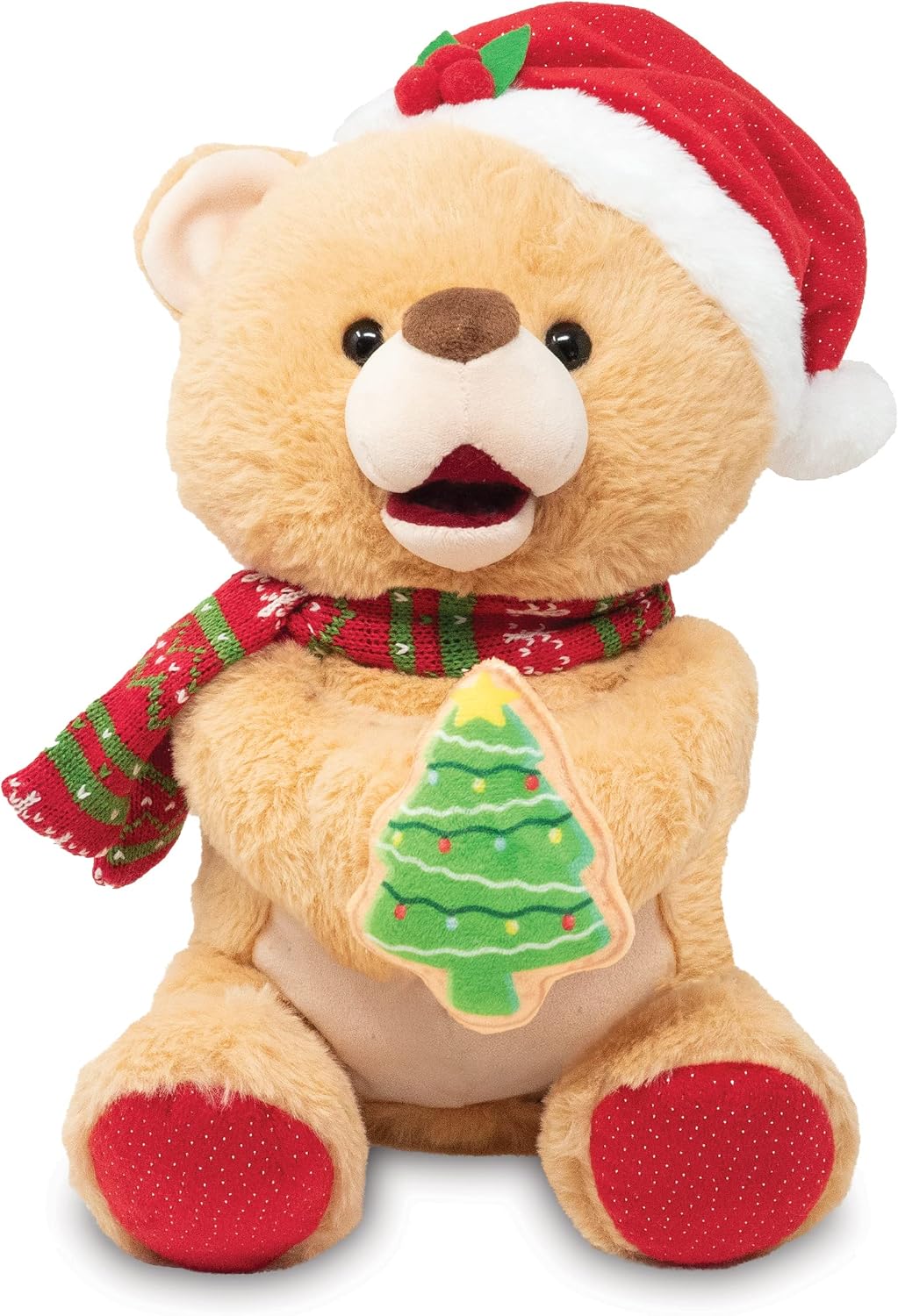 Cuddle Barn - Good Tidings Teddy | Animated Christmas Teddy Bear ...