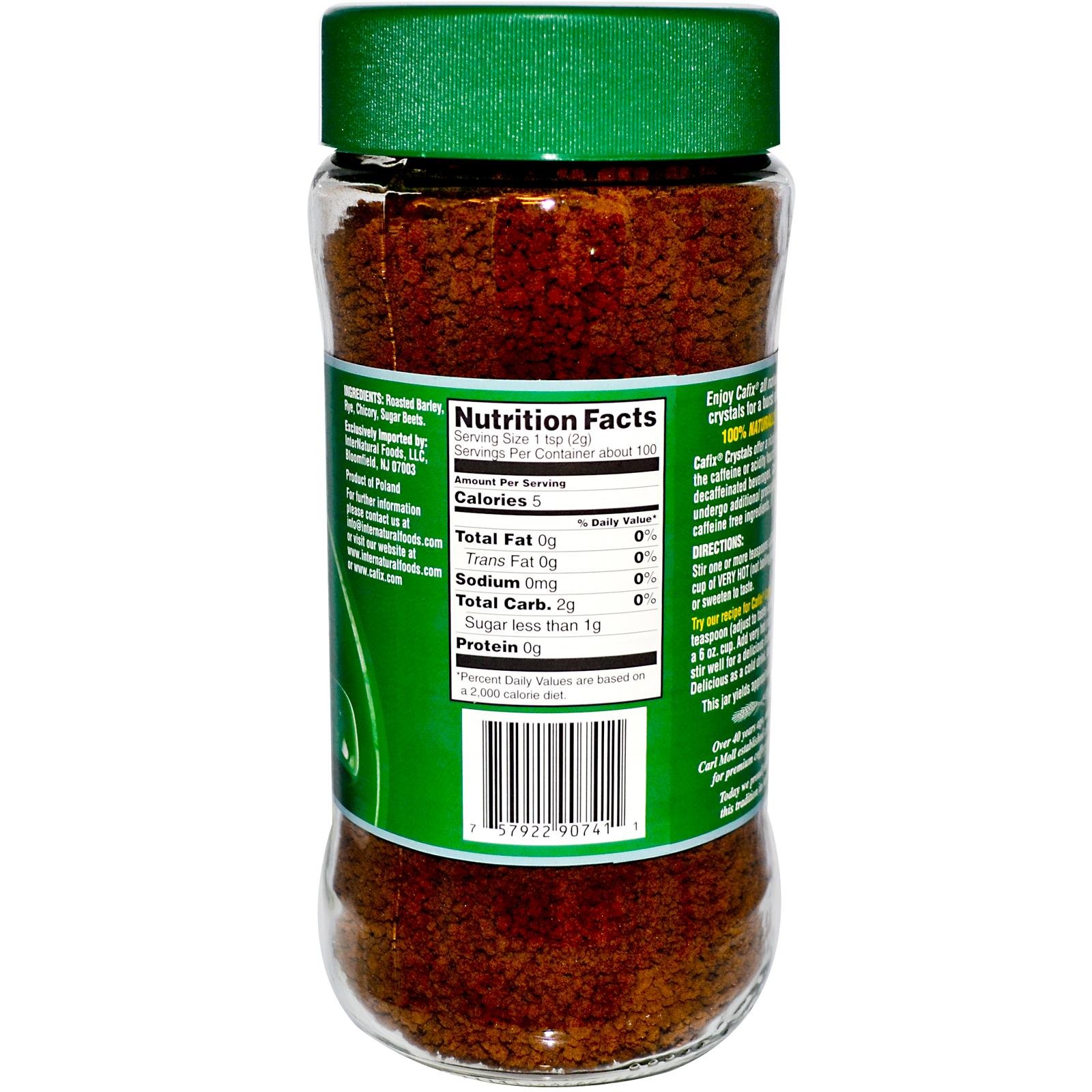 Amazon.com : Cafix, Coffee Sbstt Crystal, 7 Ounce : Instant Coffee ...