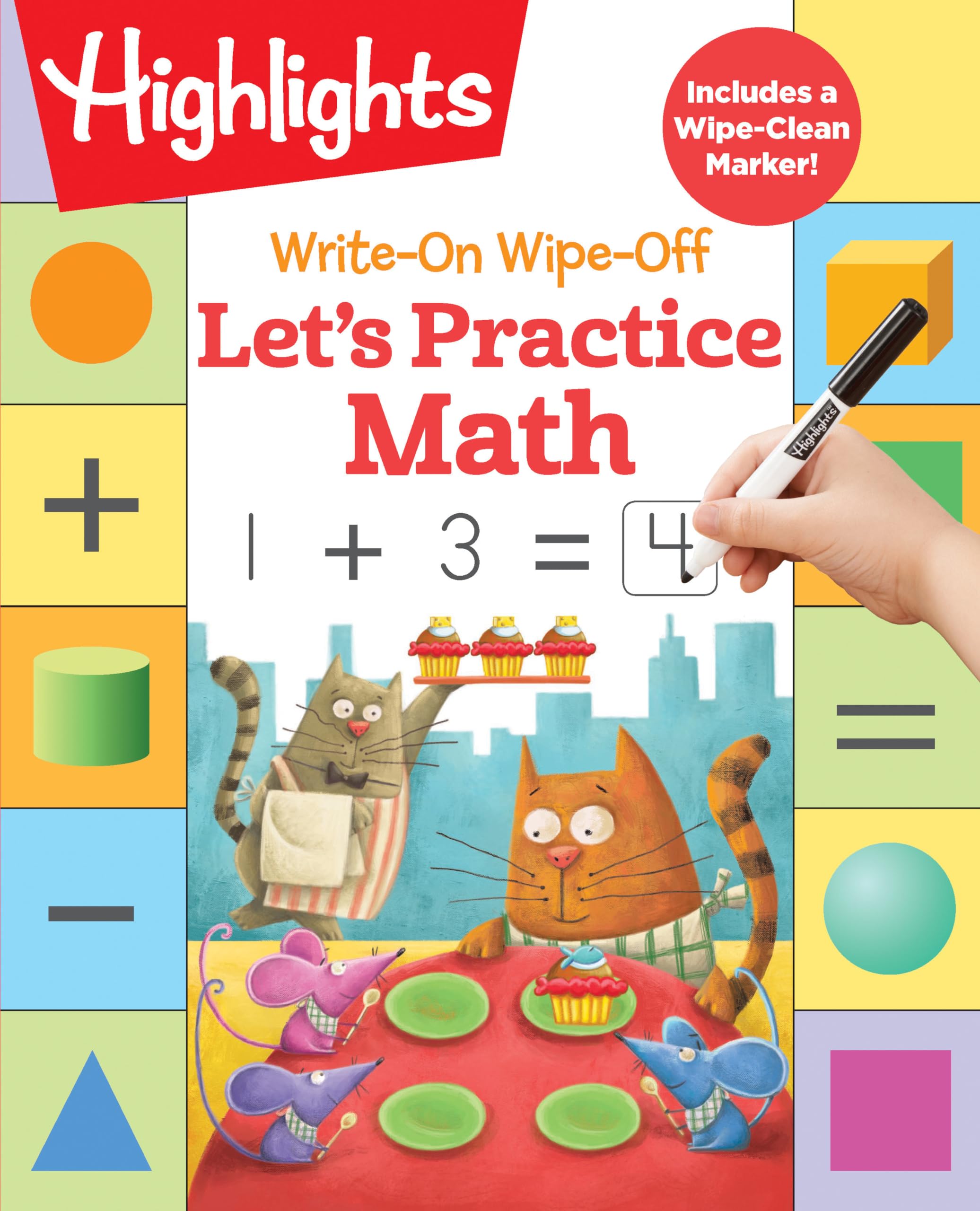 Write-On Wipe-Off Let's Practice Math (Highlights Write-On Wipe-Off Fun ...
