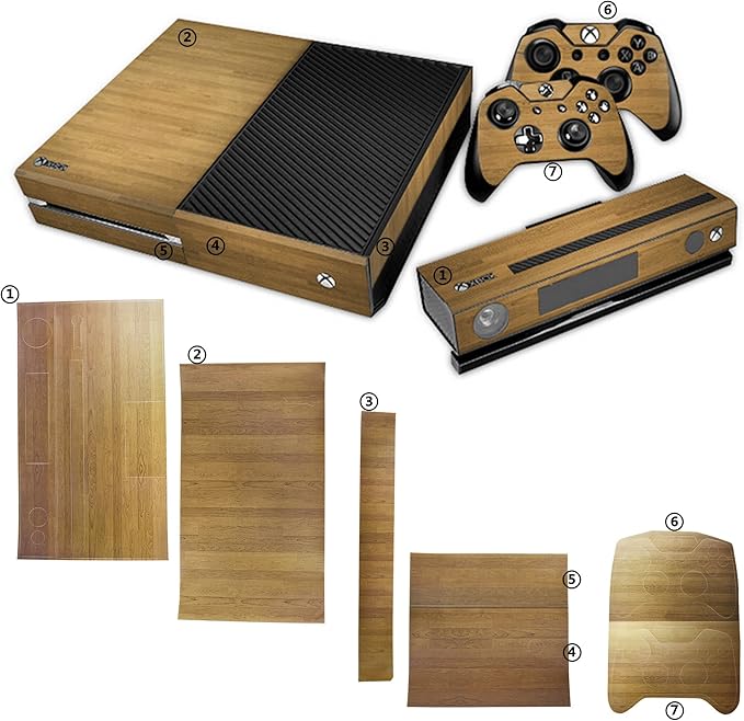 Amazon.com: COSMOS Wood Grain Pattern Full Body Protective Vinyl Skin ...