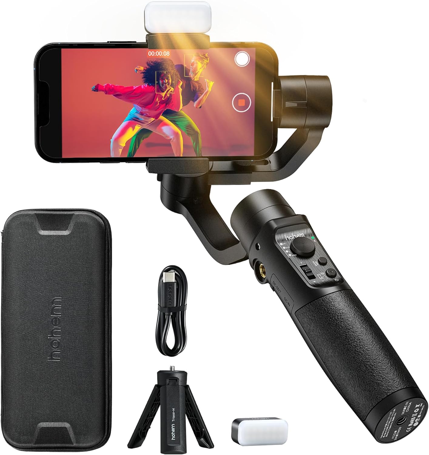 hohem iSteady Mobile Plus 2024 Kit, Gimbal Smartphone, 3-Achsen Handy ...