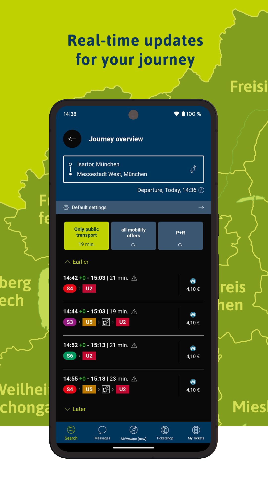 MVV-App – Journey Planner & Mobile Tickets for Public Transport in ...