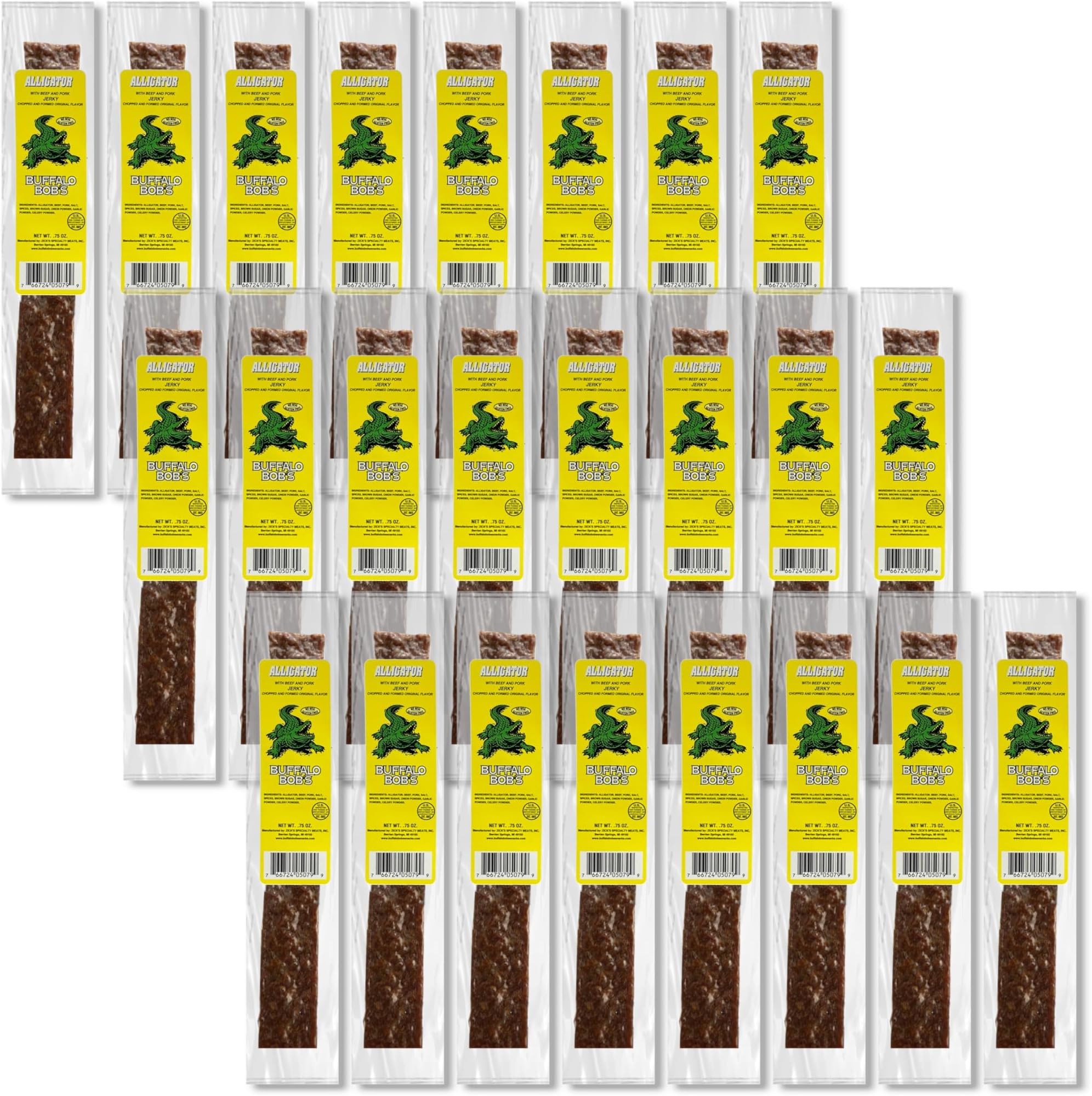Amazon.com: Wild Game Beef Jerky- Alligator Cajun Jerky 5 Pack ...