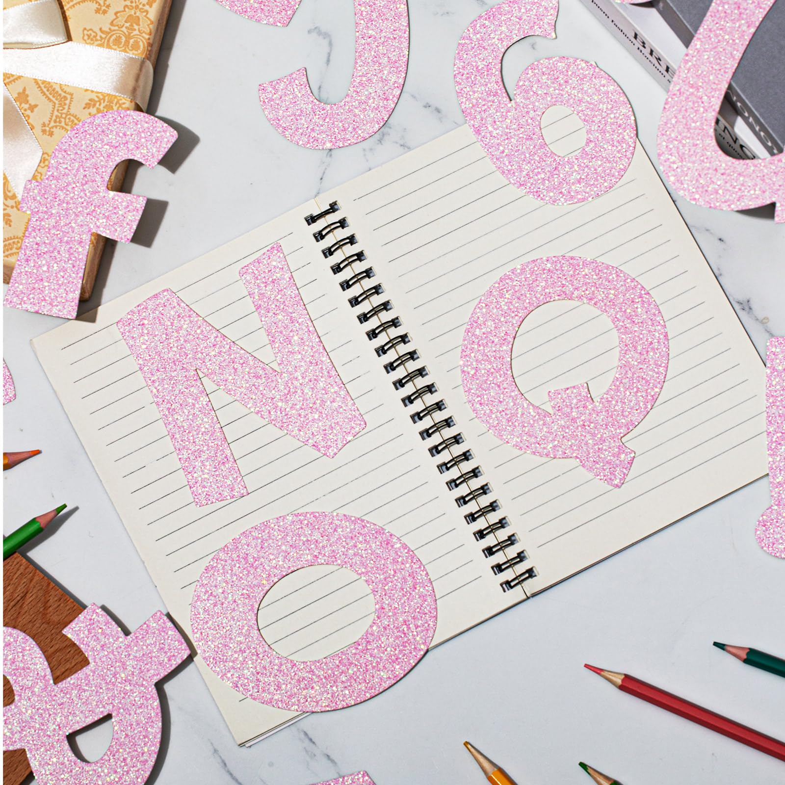 Snapklik.com : Colarr 216 Pcs Glitter Bulletin Board Letters For ...
