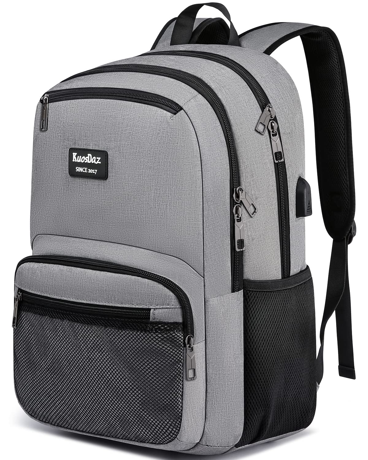 Kuosdaz Travel Laptop Backpack for Men, Large Bookbag for Men, 17.3 ...