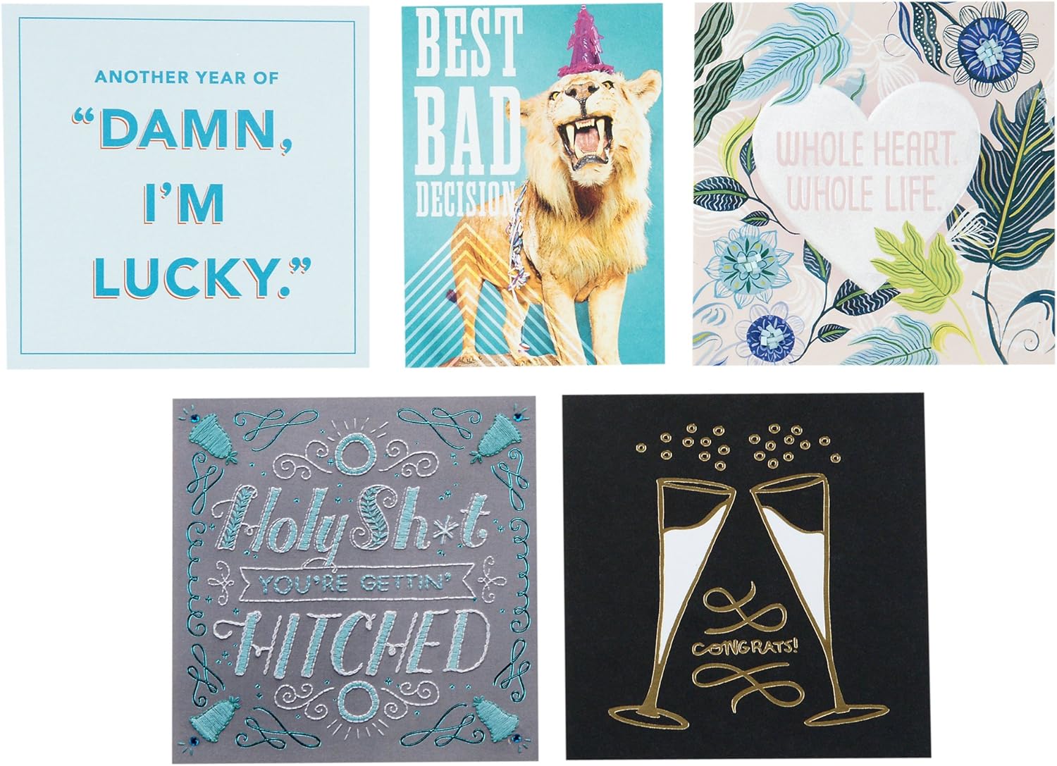 Amazon.com : Hallmark Studio Ink Wedding Events Card Assortment ...