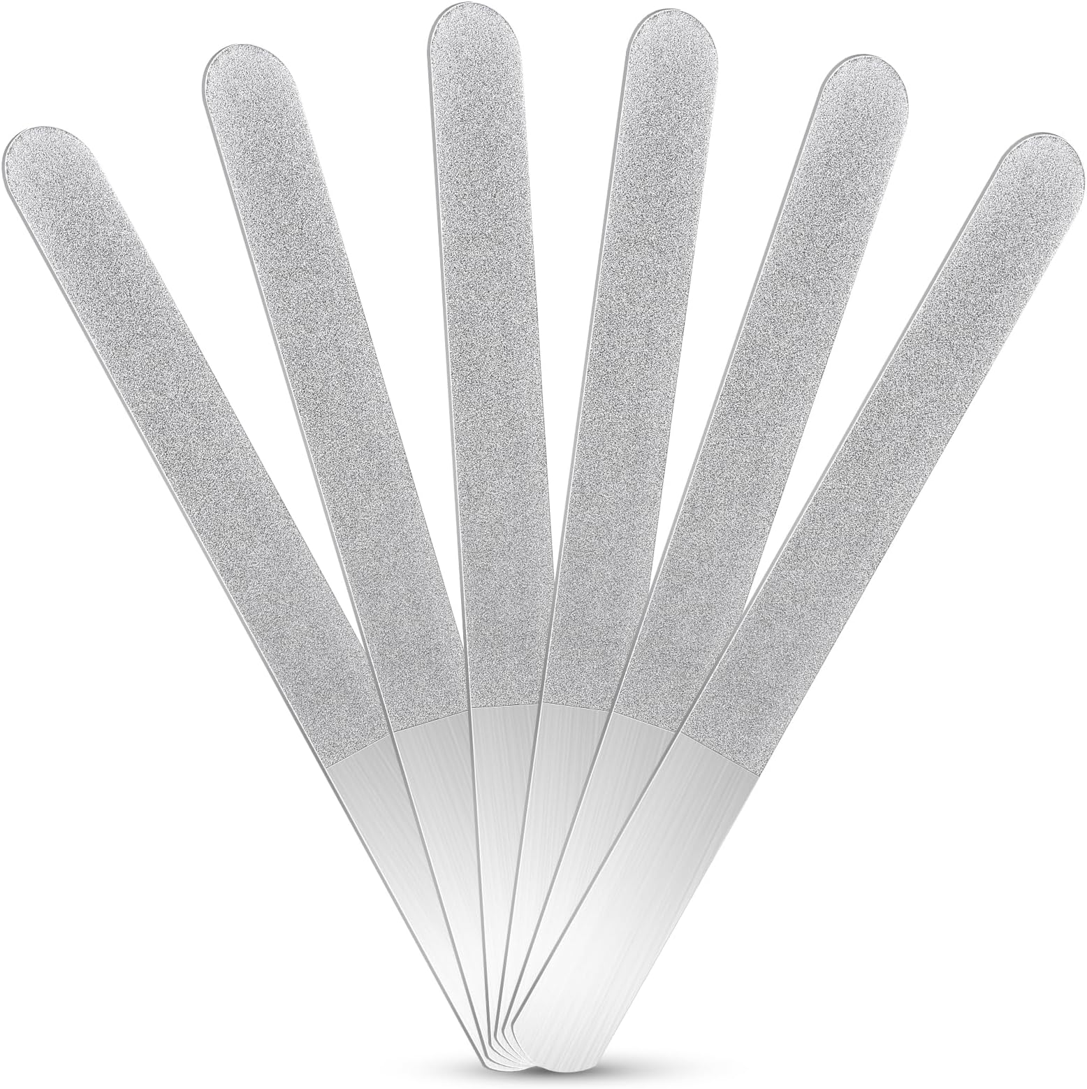 Amazon.com : 6 Pcs Metal Nail File Diamond Nail File Stainless Steel ...