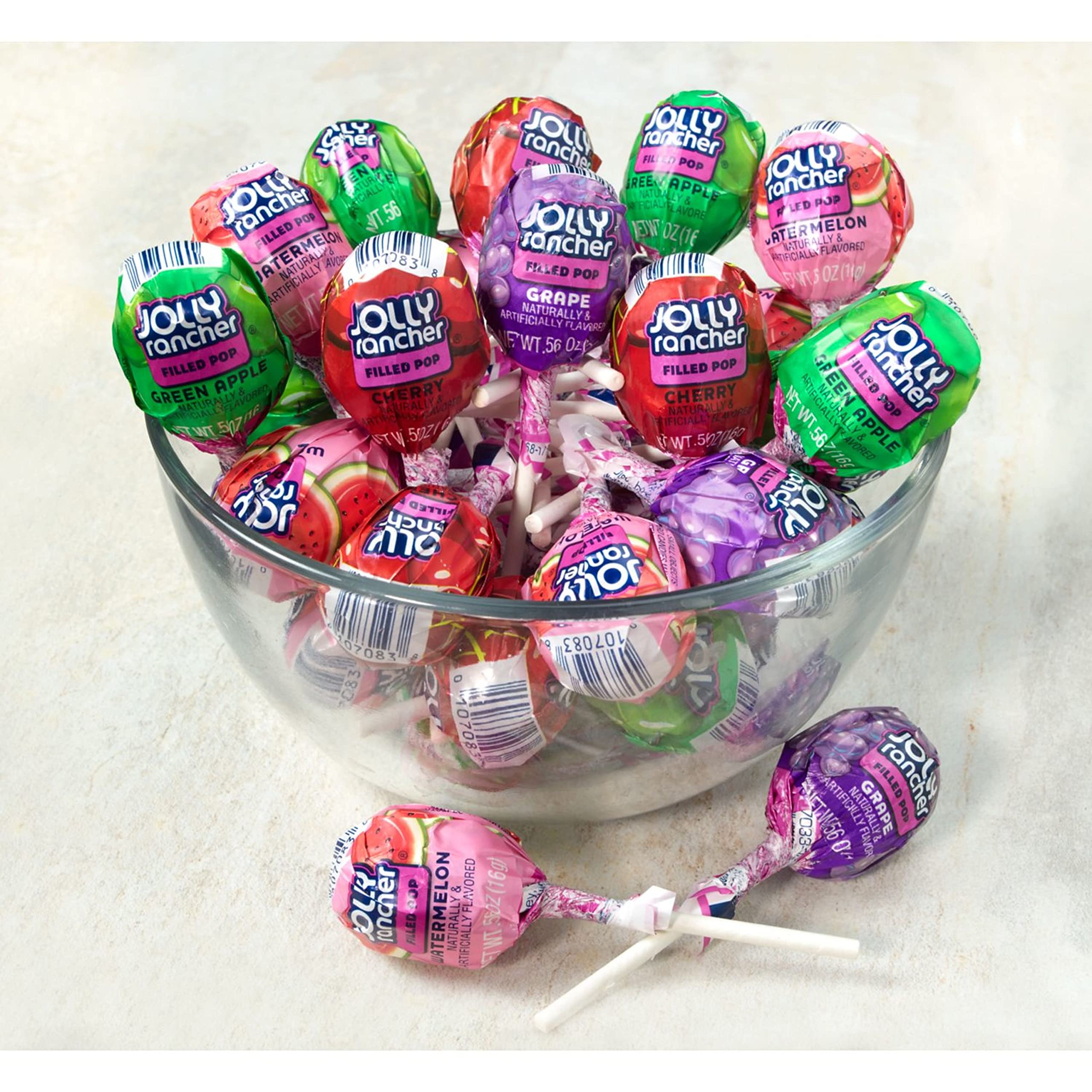 Snapklik.com : JOLLY RANCHER Filled Pops Assorted Fruit Flavored Candy ...