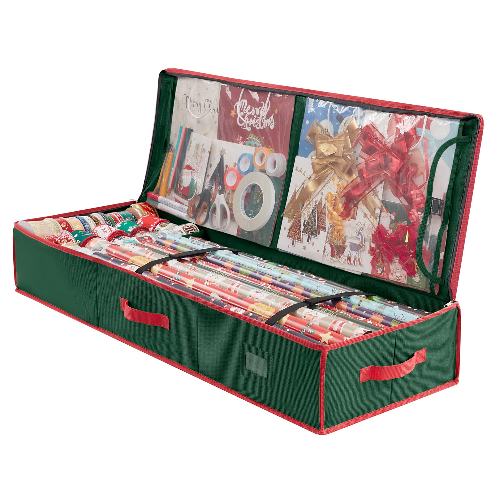 Lifewit Wrapping Paper Storage Containers With Interior Pockets Fits 18 24 Standard Rolls Gift lifewit-wrapping-paper-storage-containers-with-interior-pockets-fits-18-24-standard-rolls-gift