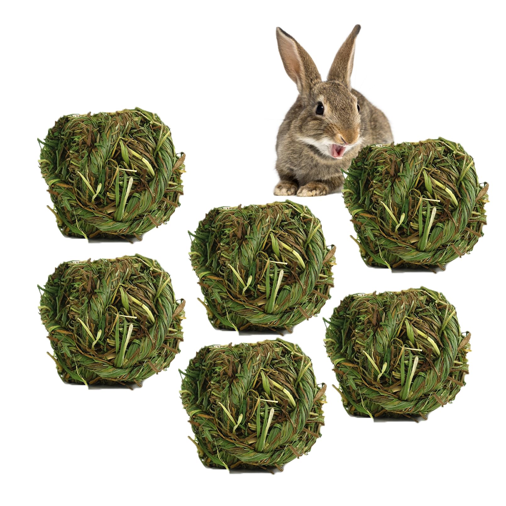 Snapklik.com : Kathson Natural Rabbit Grass Ball,Timothy Grasses Chew ...