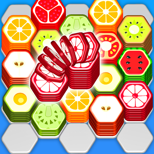Hexa Sort Fruit Stack Puzzle: Hexa Fruit Block Match Merge Master - Hexa Sorting Fruit Matching ...
