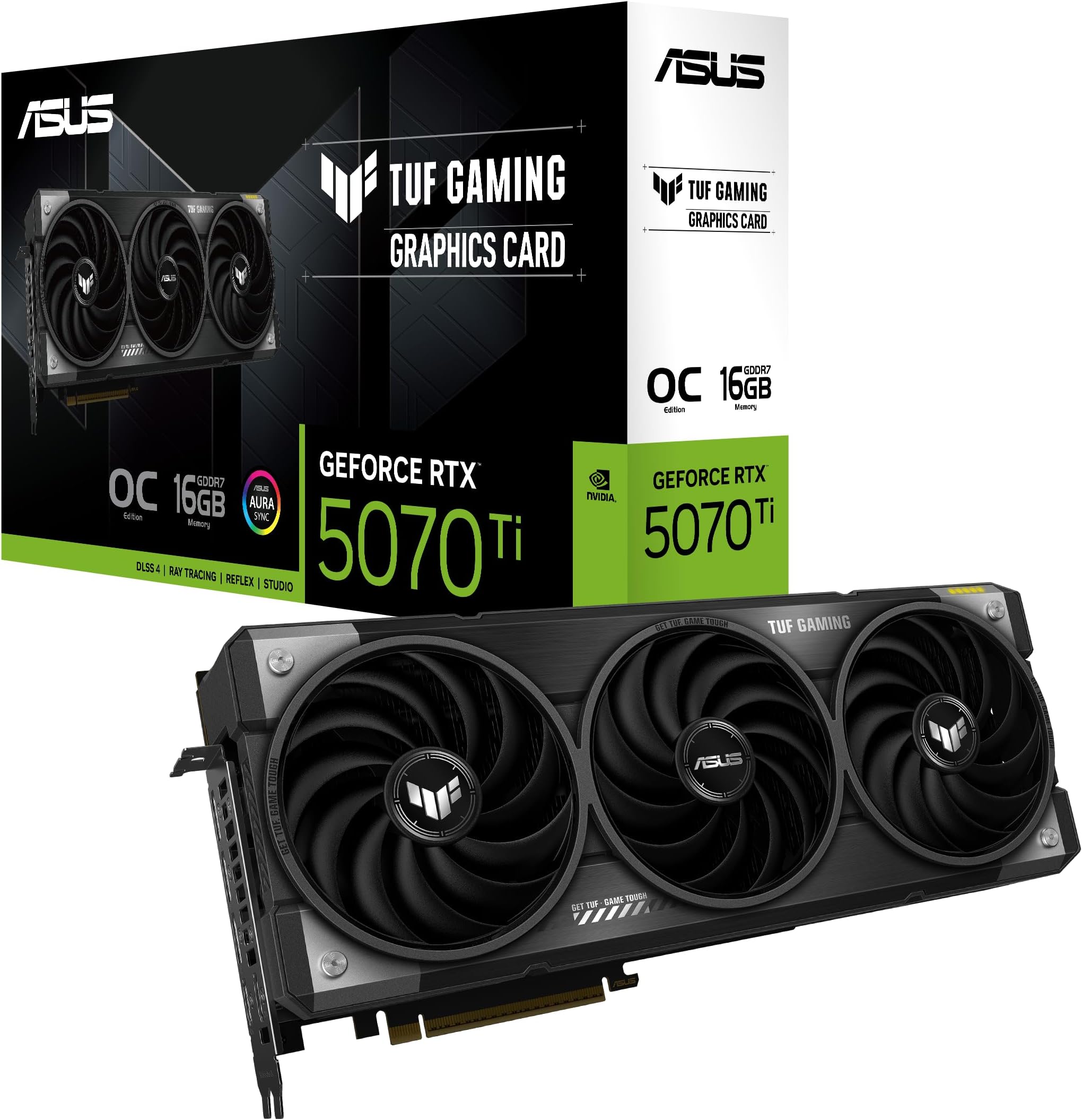 Amazon.com: ASUS TUF Gaming GeForce RTX ™ 5070 Ti 16GB GDDR7 OC Edition ...