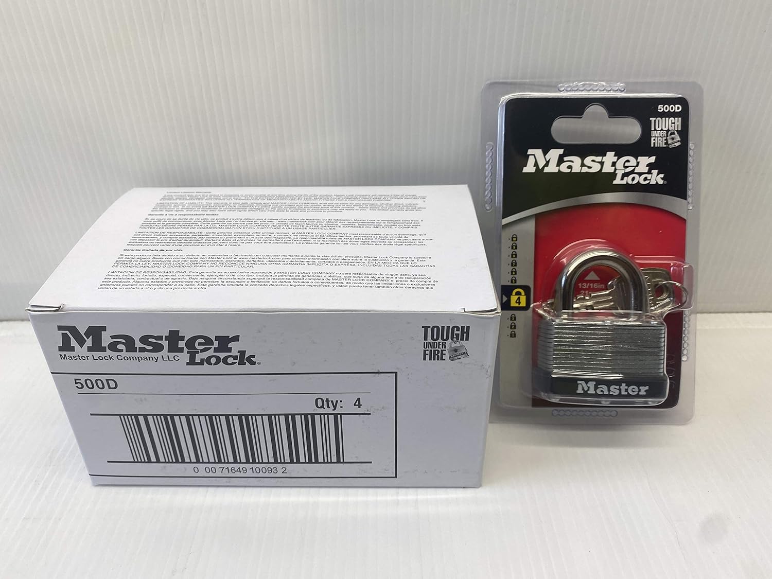 Amazon.com: Master Lock 500D Warded Padlock : Tools & Home Improvement