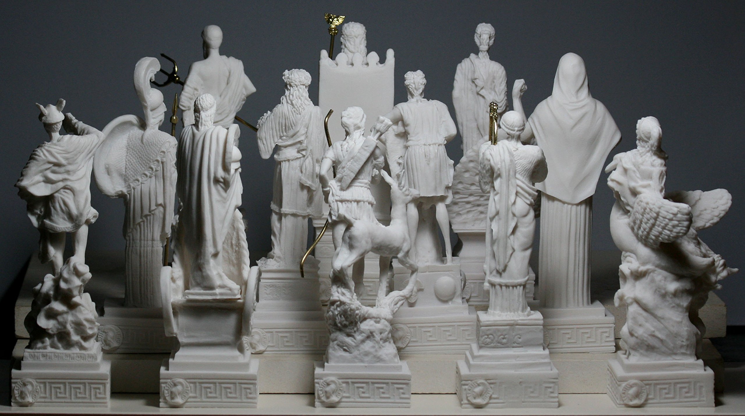 Ancient Greek God Statues