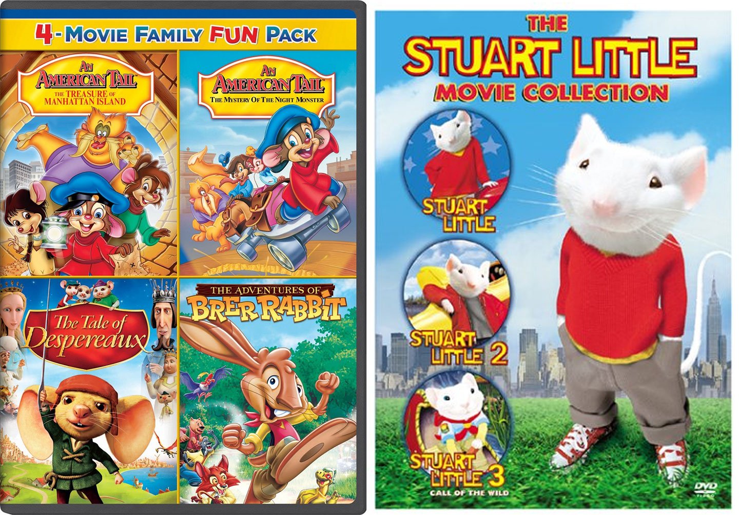 Buy STUART LITTLE SET + An American Tail: The Treasure of Manhattan ...