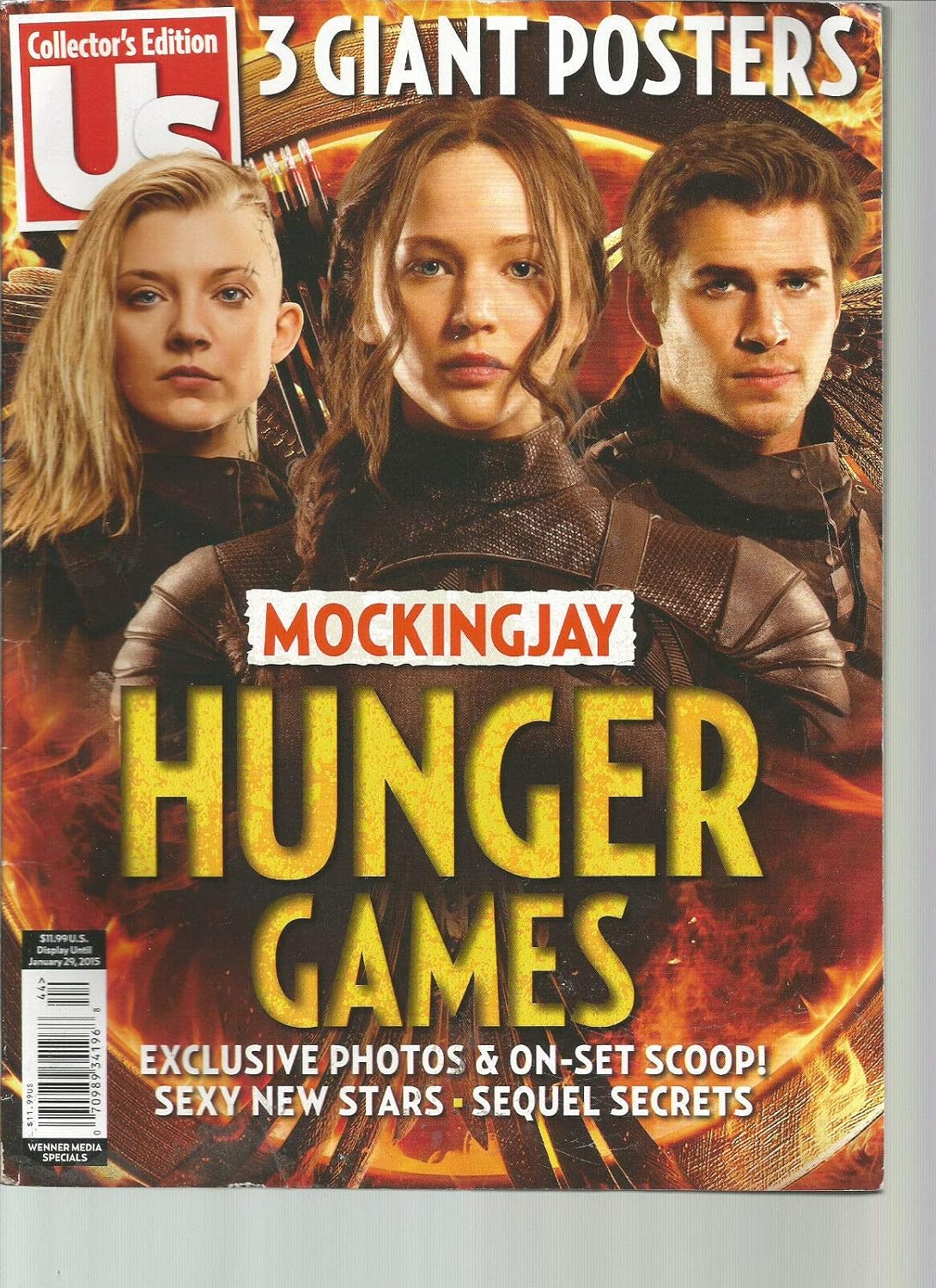 Us WEEKLY MAGAZINE COLLECTOR'S EDITION MOCKINGJAY HUNGER GAMES JAN 29 ...