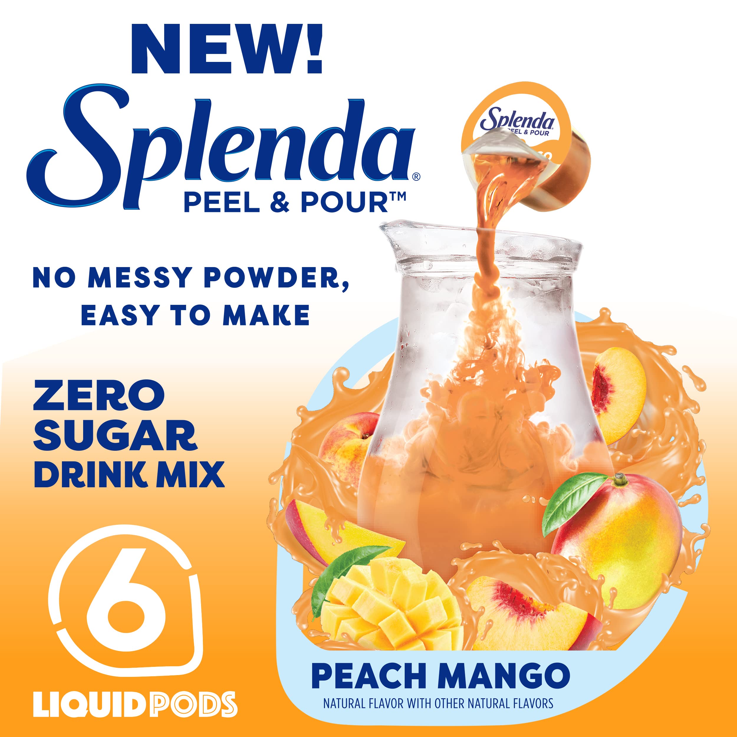 Snapklik.com : Splenda Peel And Pour Zero Calorie Drink Mix, Naturally ...