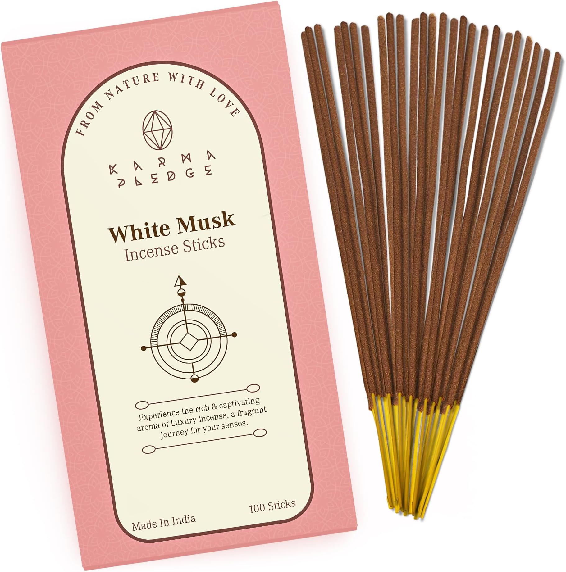 Amazon.com: Hem White Musk Incense Sticks Six-pack (~20 Sticks Per Pack ...