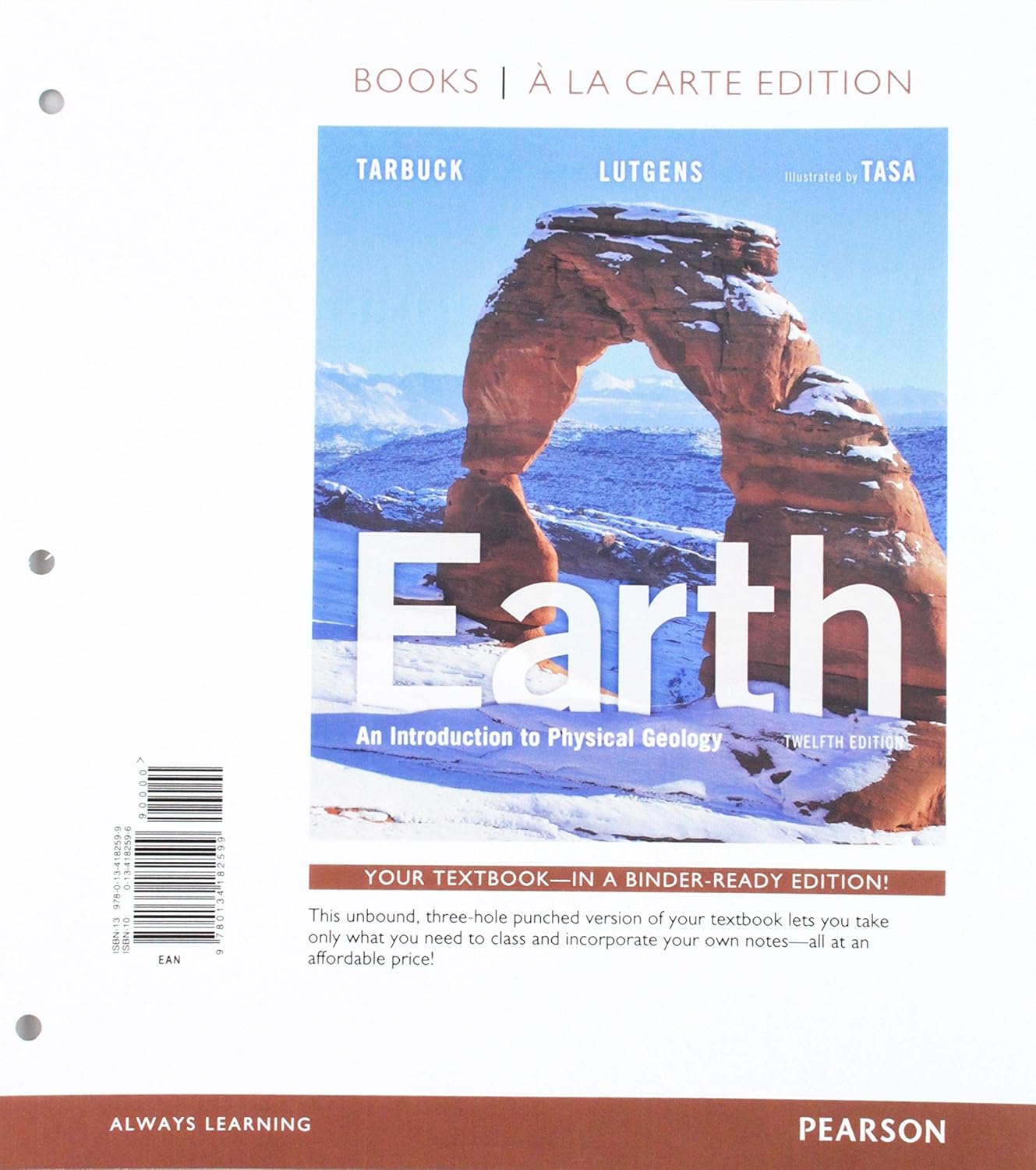Earth: An Introduction to Physical Geology, Books a la Carte Edtion ...