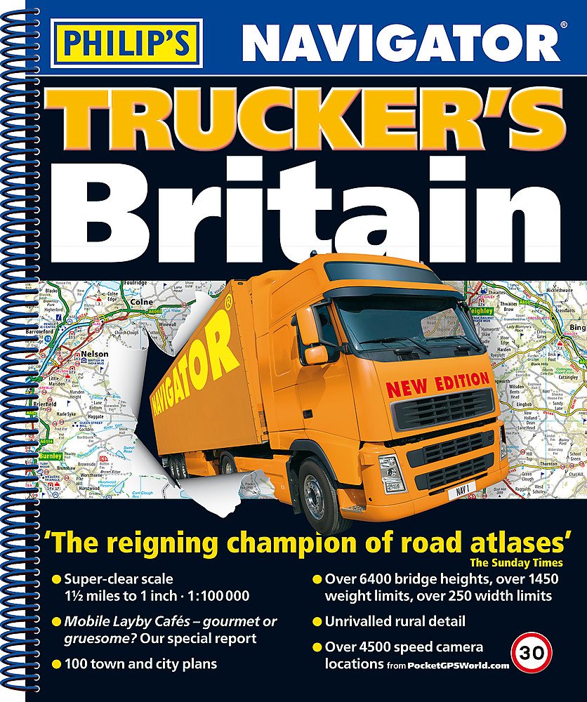 Philip's 2018 Navigator Trucker's Britain (Philips Road Atlas): Philip ...