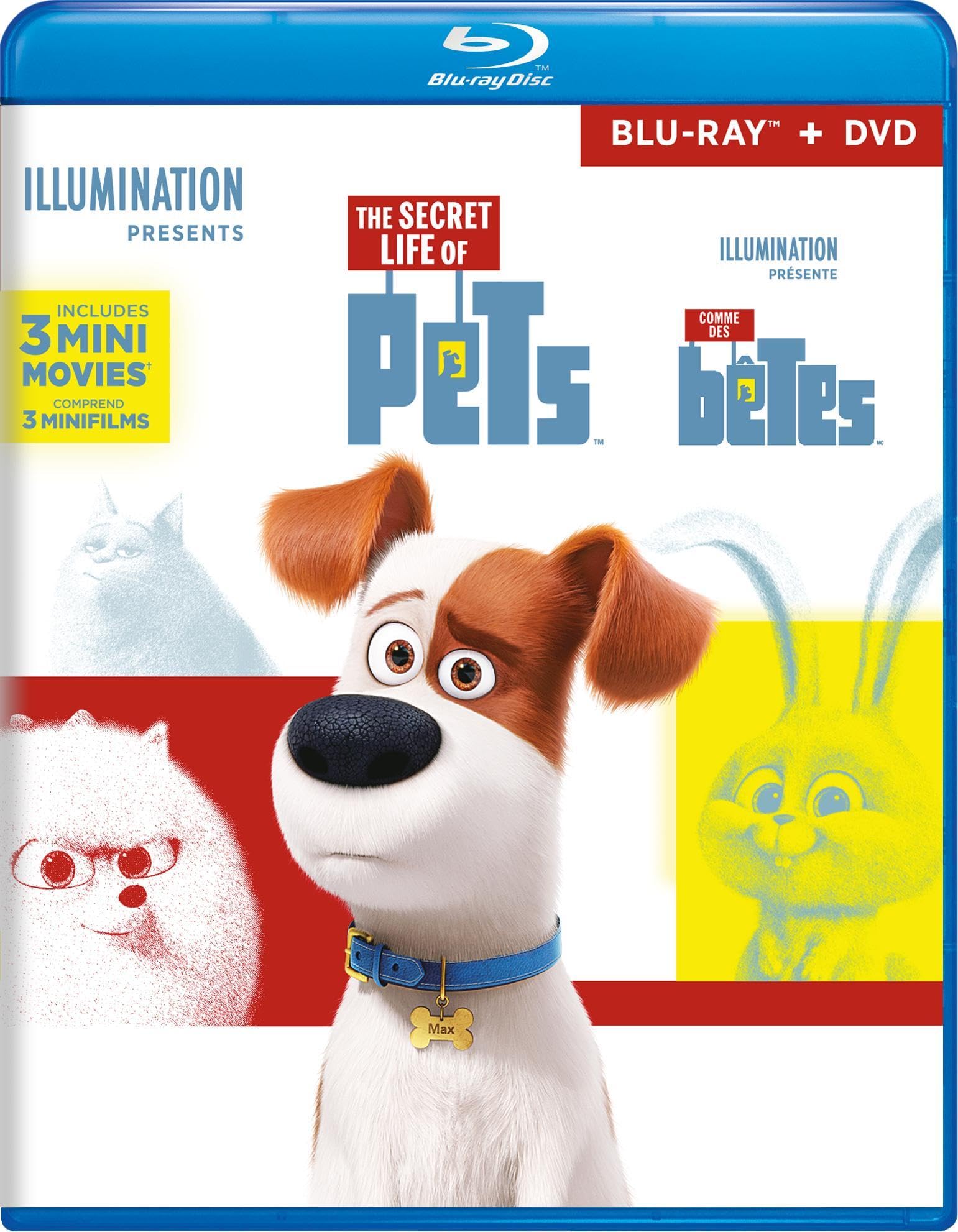 Amazon.com: The Secret Life Of Pets (Blu-ray + DVD) : Movies & TV