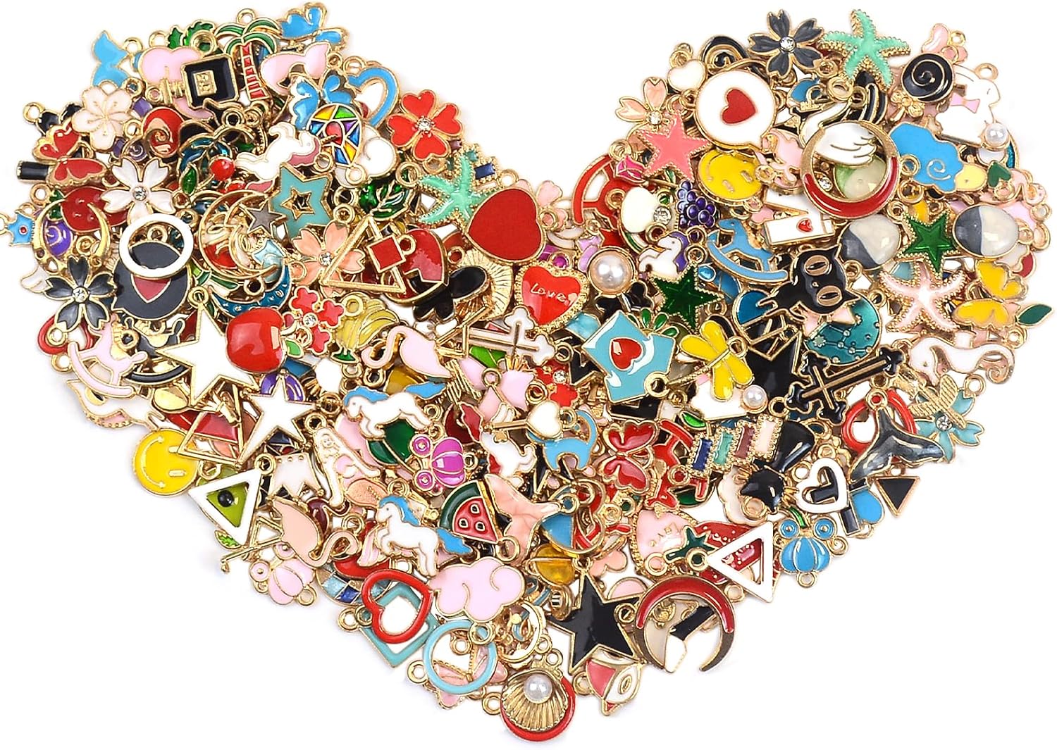 Amazon.com: Small Jewelry Making Charms Crafts: 300 Pieces Bulk ...