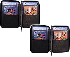 Amazon.com: Comic Shell 2 PACK Premium Hardshell Comic Book Travel Case ...