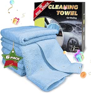 Amazon.com: RIDE KINGS Microfiber Rags Car Interior & Exterior，Car ...
