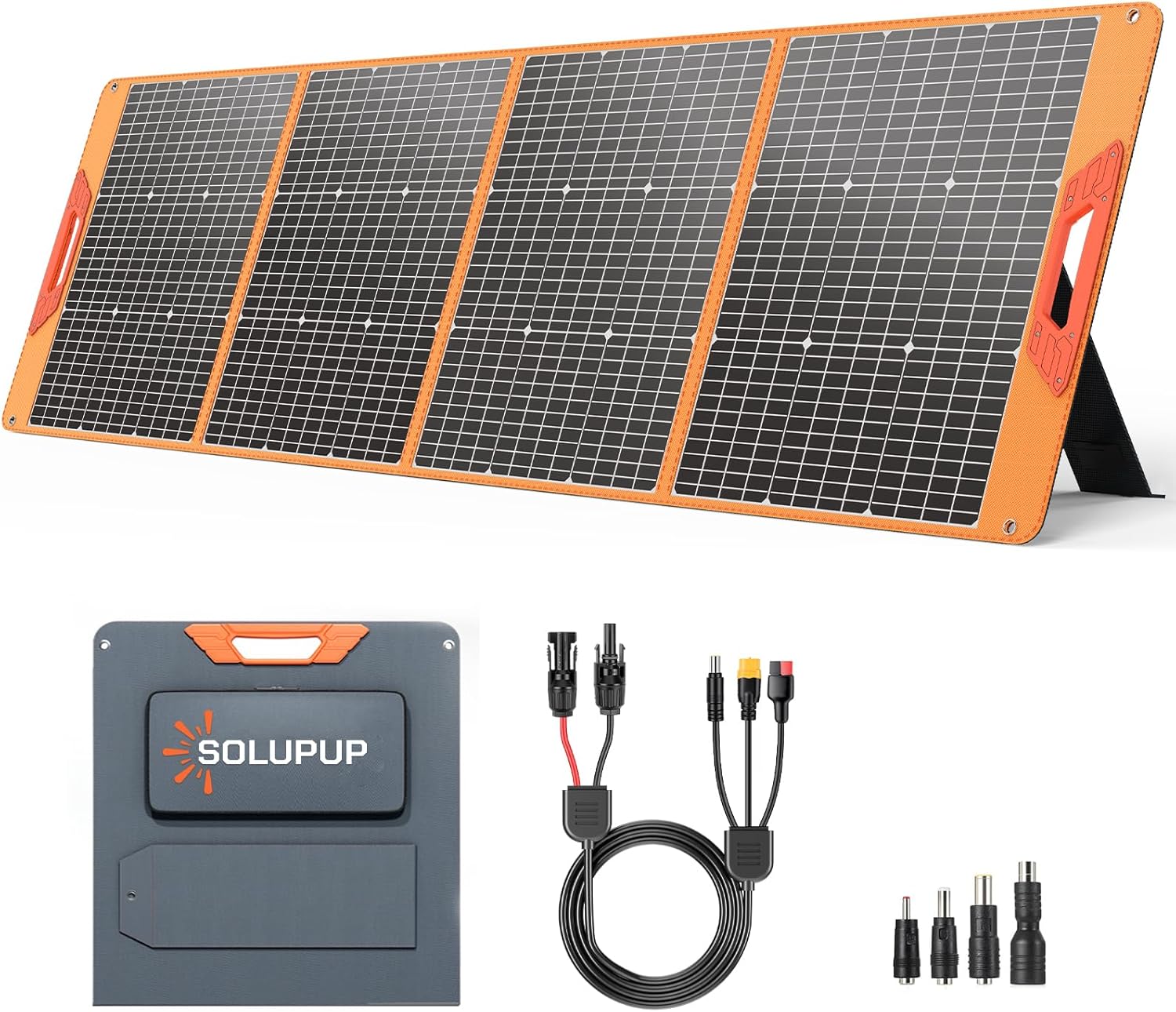 Amazon.com : SOLUPUP 200 Watt Portable Solar Panel for Power Station ...