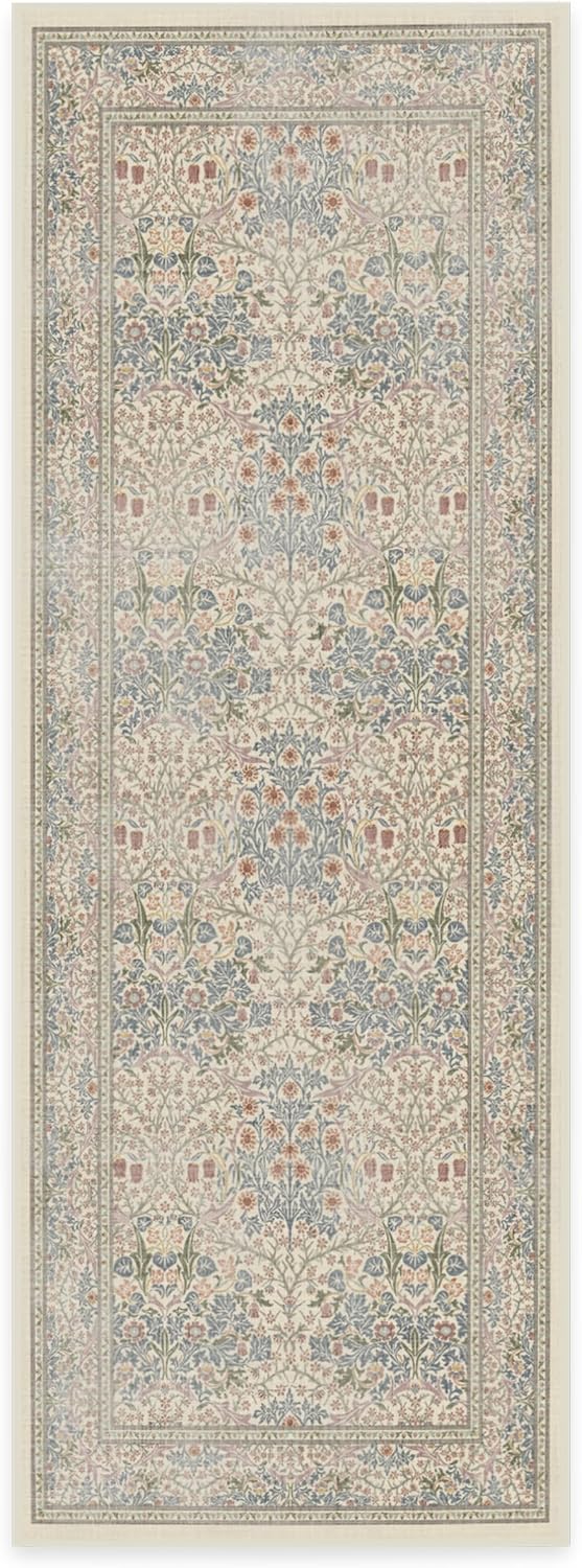 Amazon.com: RUGGABLE x Morris & Co Washable 2x7 Runner Rug, Blackthorn ...