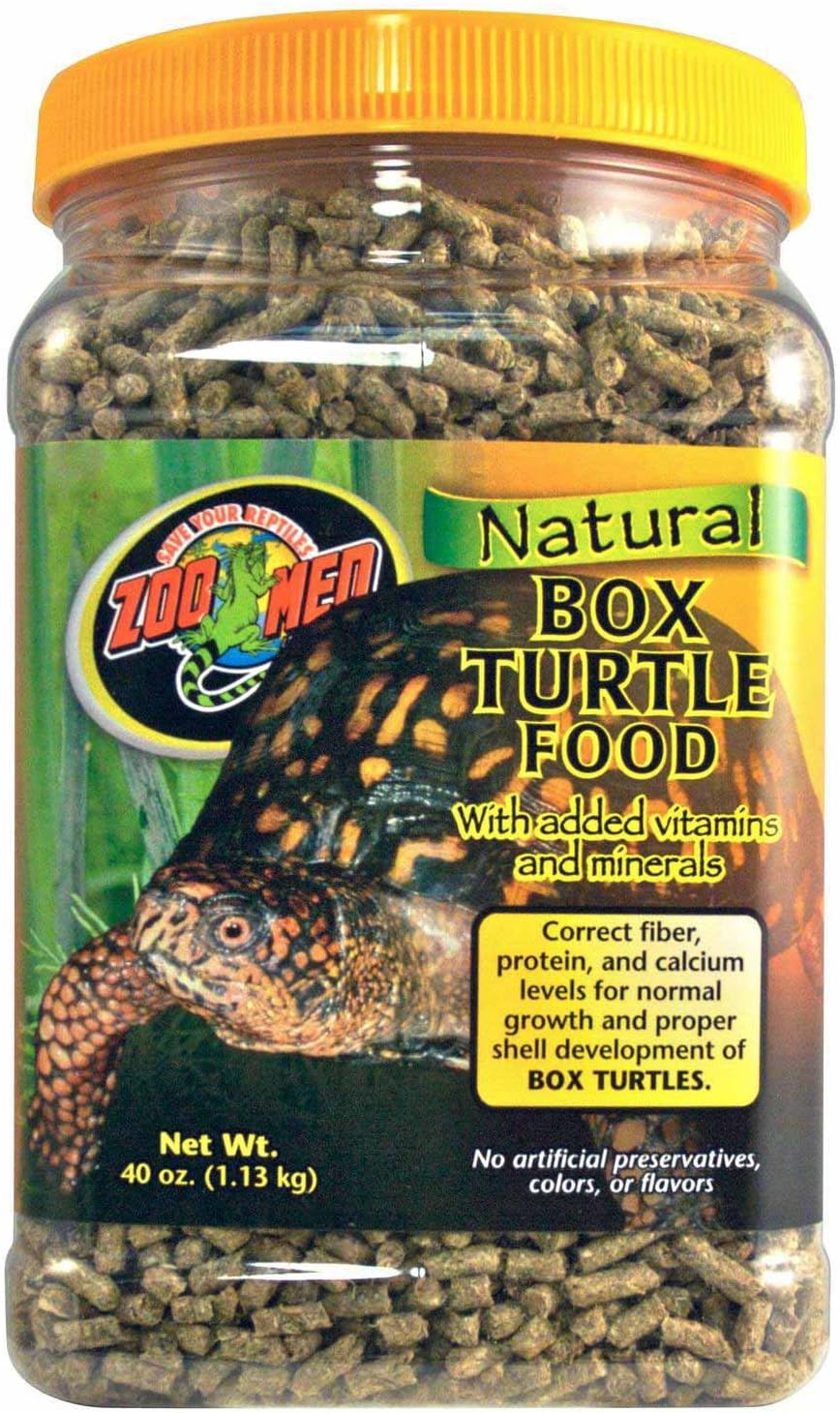 Amazon.com : Zoo Med Natural Box Turtle Food, 40-Ounce : Dry Pet Food ...
