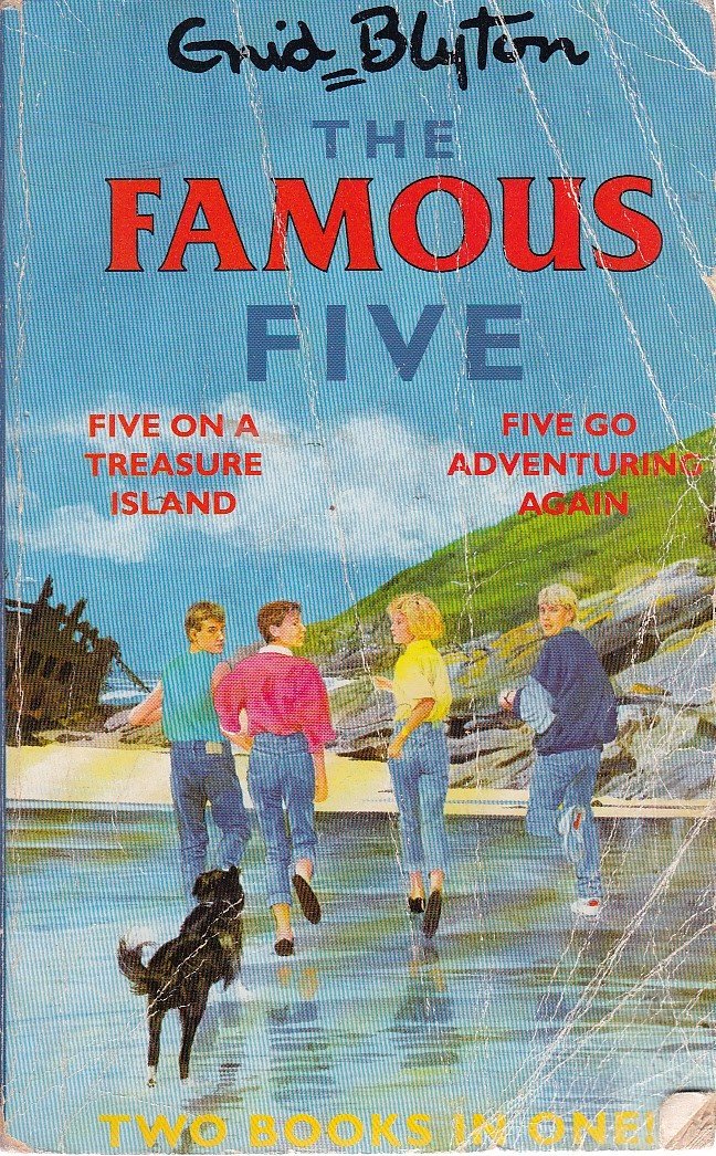 The Famouse Five Five on a Treasure Island.. Five go Adventuring Again ...