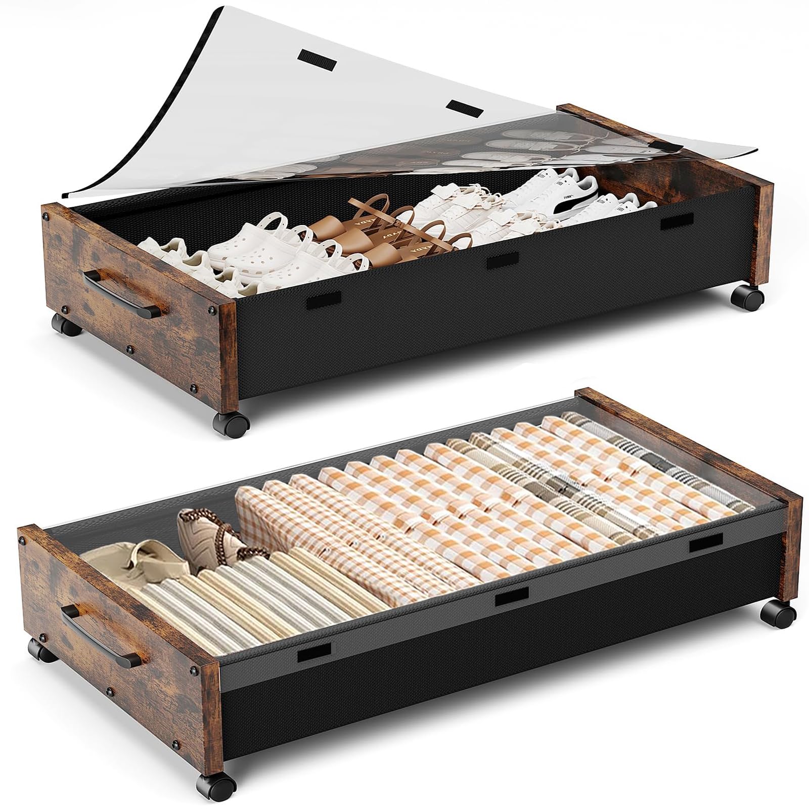 Wooden Under Bed Drawers On Wheels Find The Right Under Bed Drawers