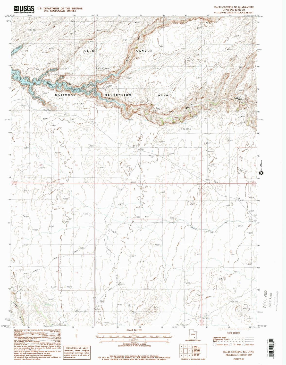 Amazon.com : YellowMaps Halls Crossing NE UT topo map, 1:24000 Scale, 7 ...