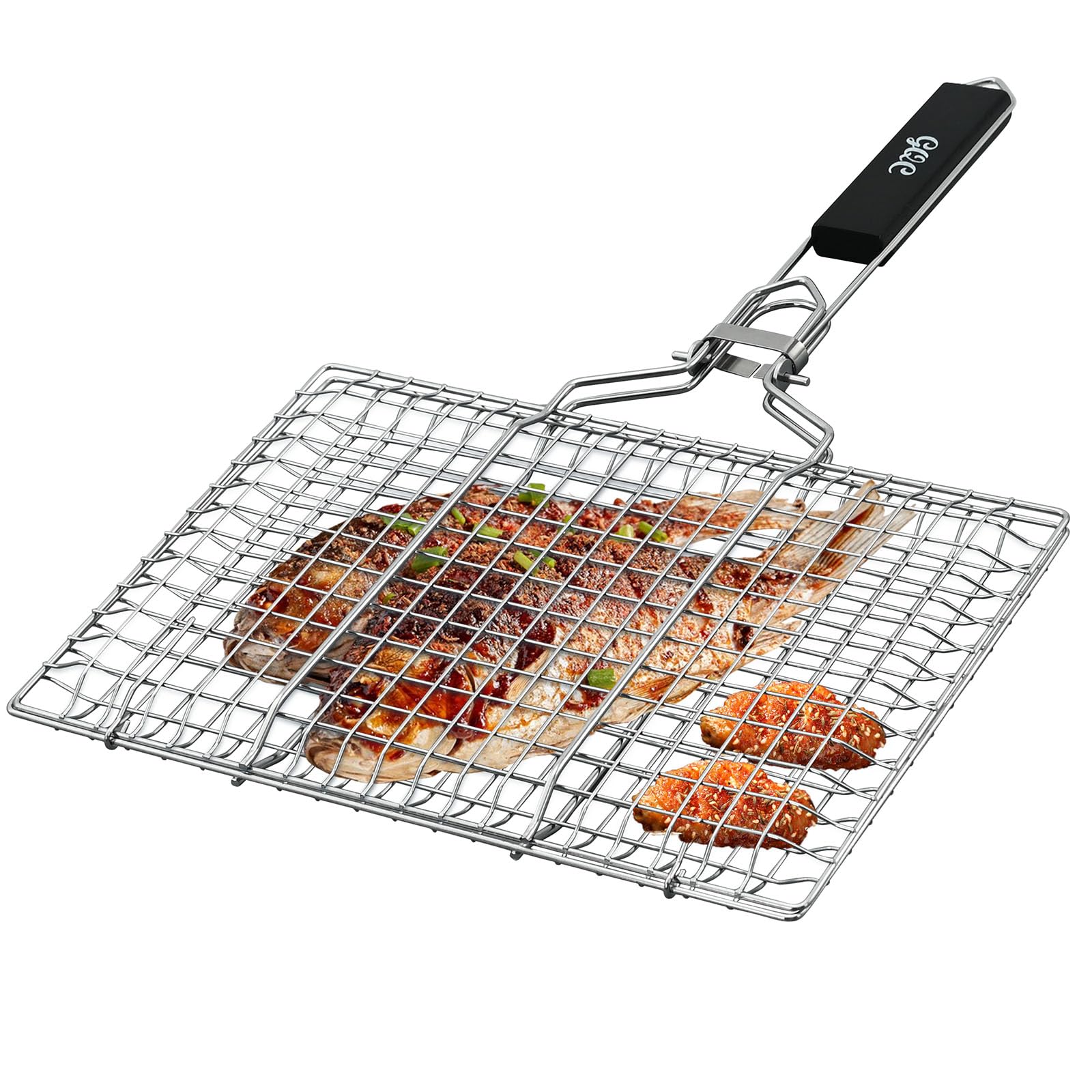 GQC Stainless Steel Barbecue Grill Basket, Stainless Steel Grilling ...
