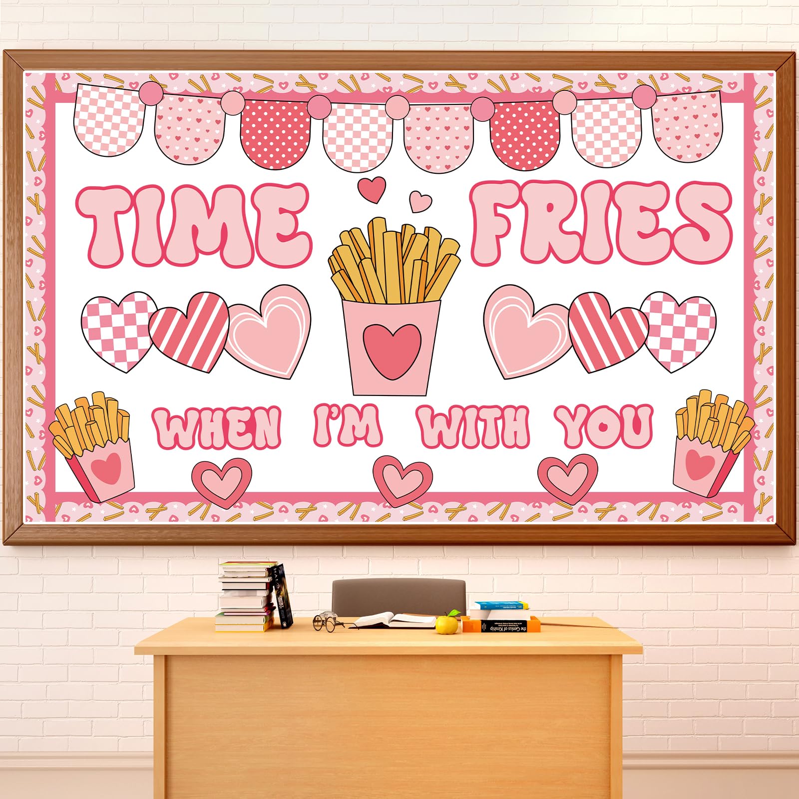 Amazon.com : Justforjoyful Valentine's Day Classroom Bulletin Board ...