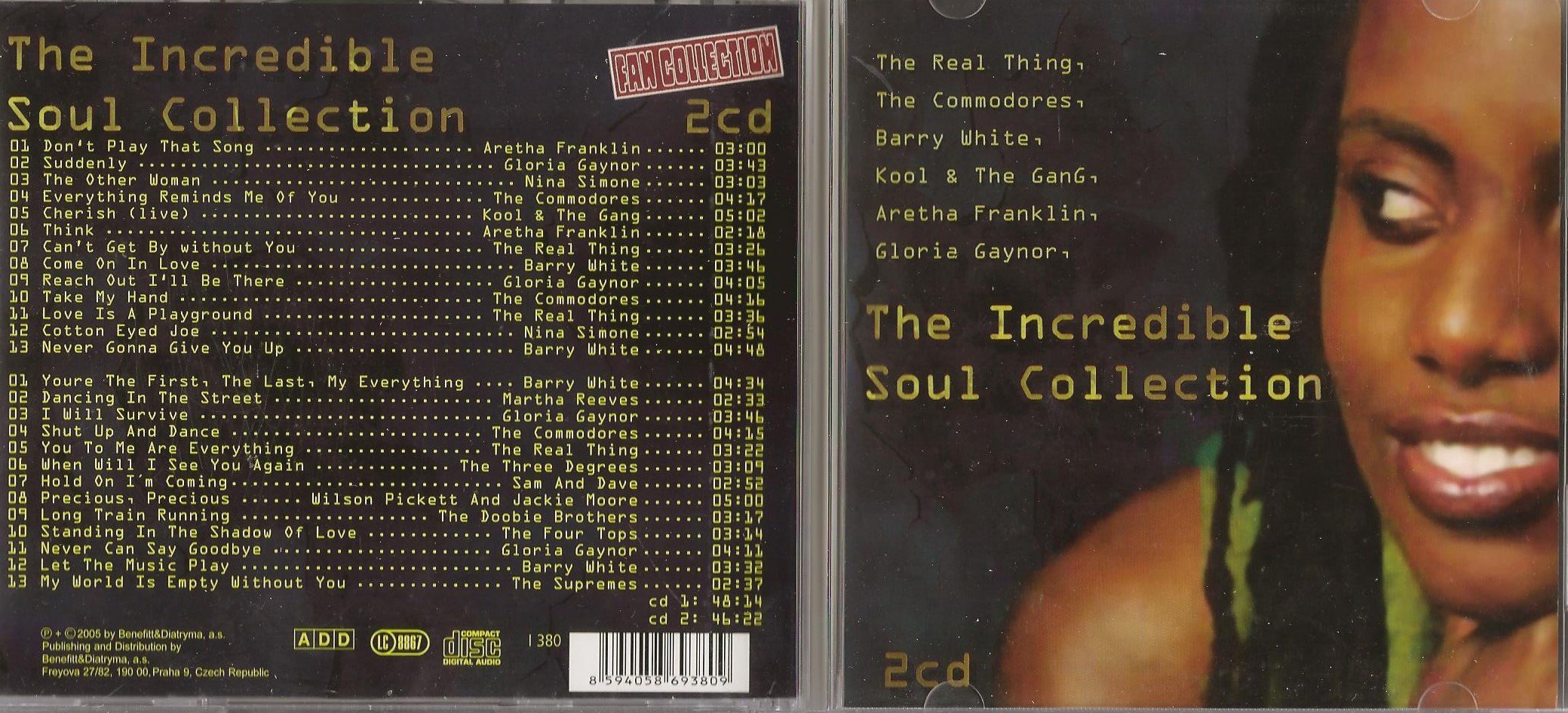 The Incredible Soul Collection (2CD, 26 Hits): Aretha Franklin, Gloria ...