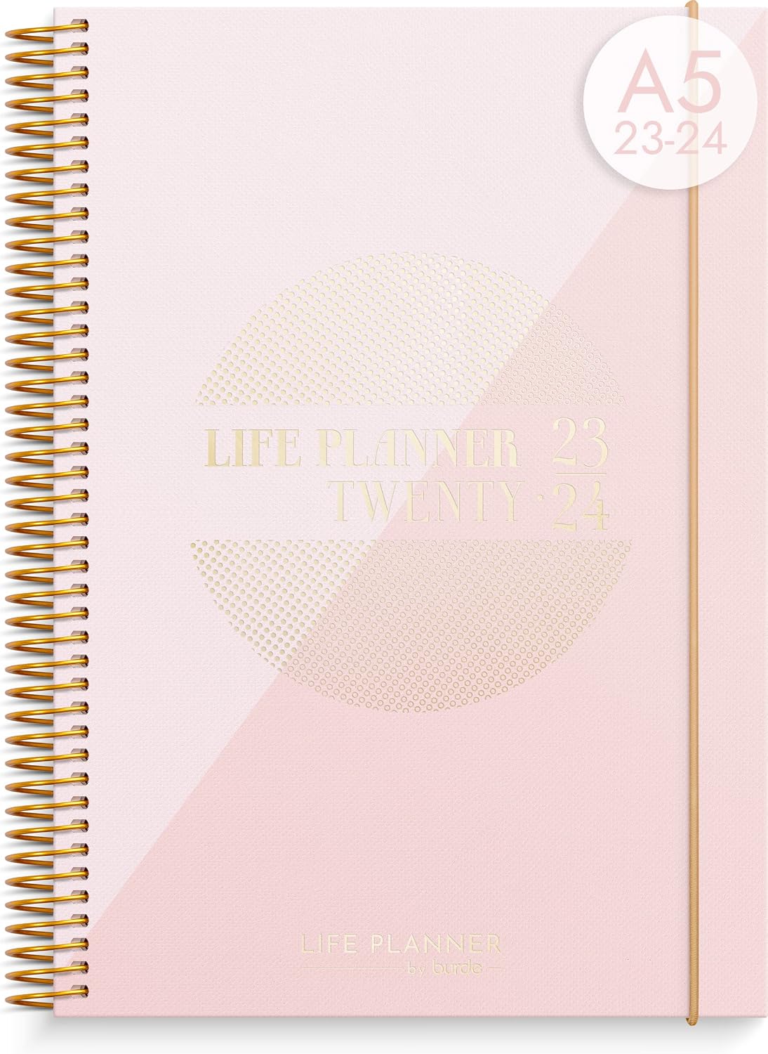 Burde Academic Diary 2023 2024 | Life Planner Pink | Week to View | 31 ...