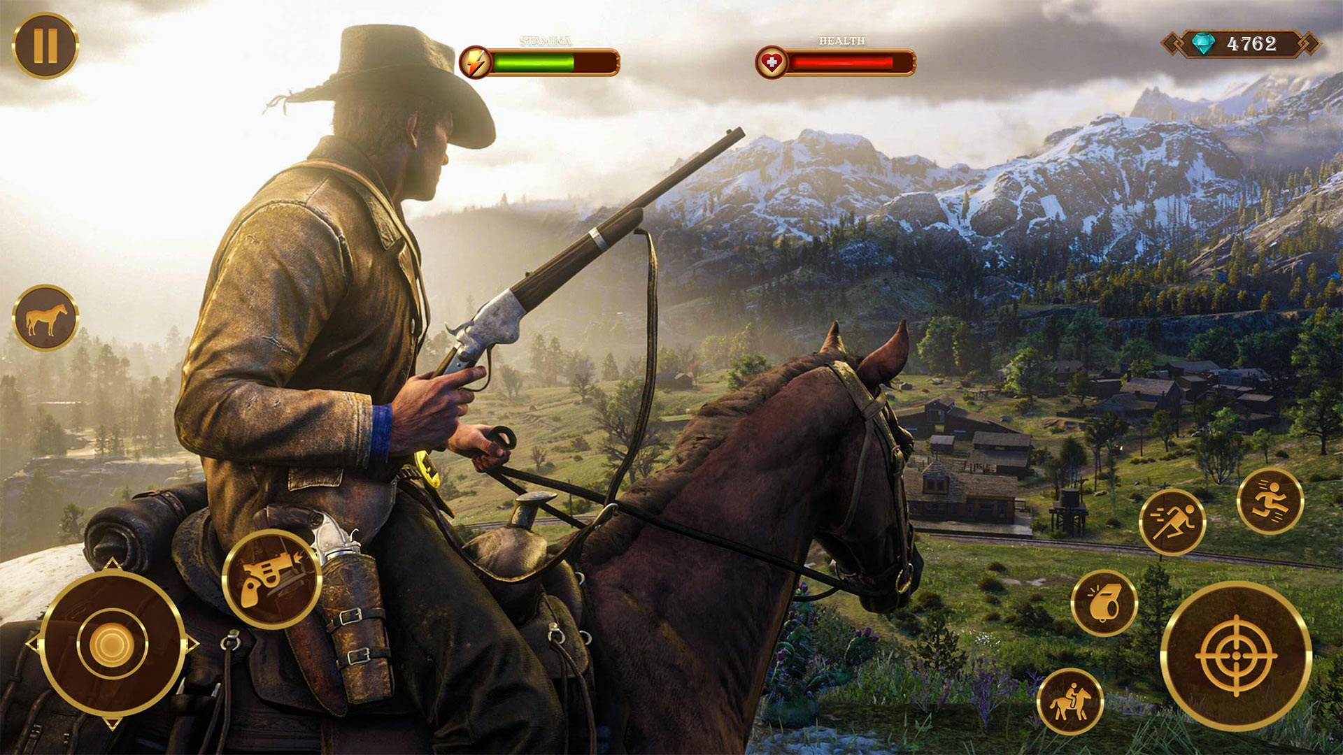 Real Wild West Cowboy Horse Riding Redemption Outlaw West Adventure ...