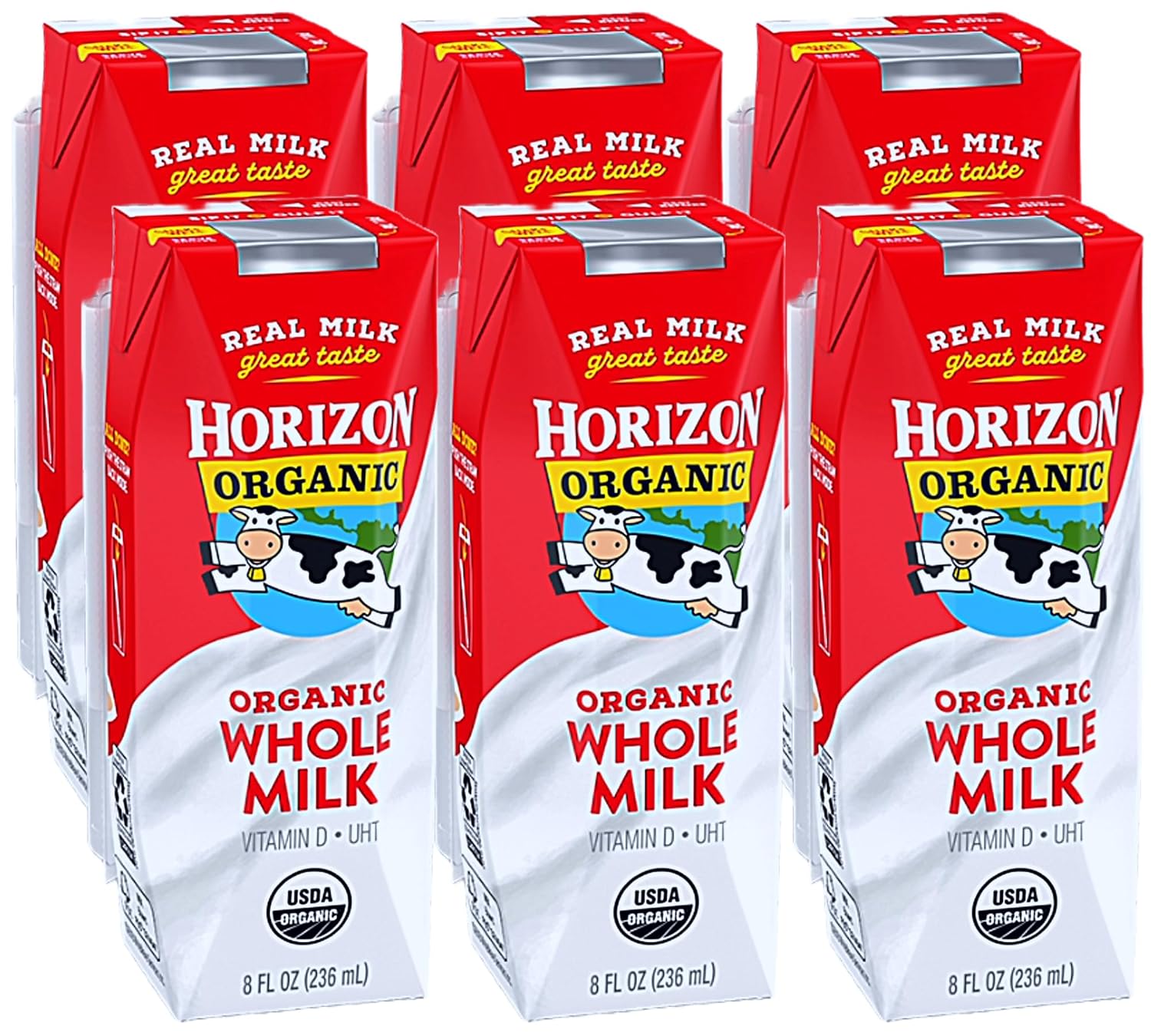 Leche orgánica, leche entera orgánica Horizon Leche permanente, surtido ...