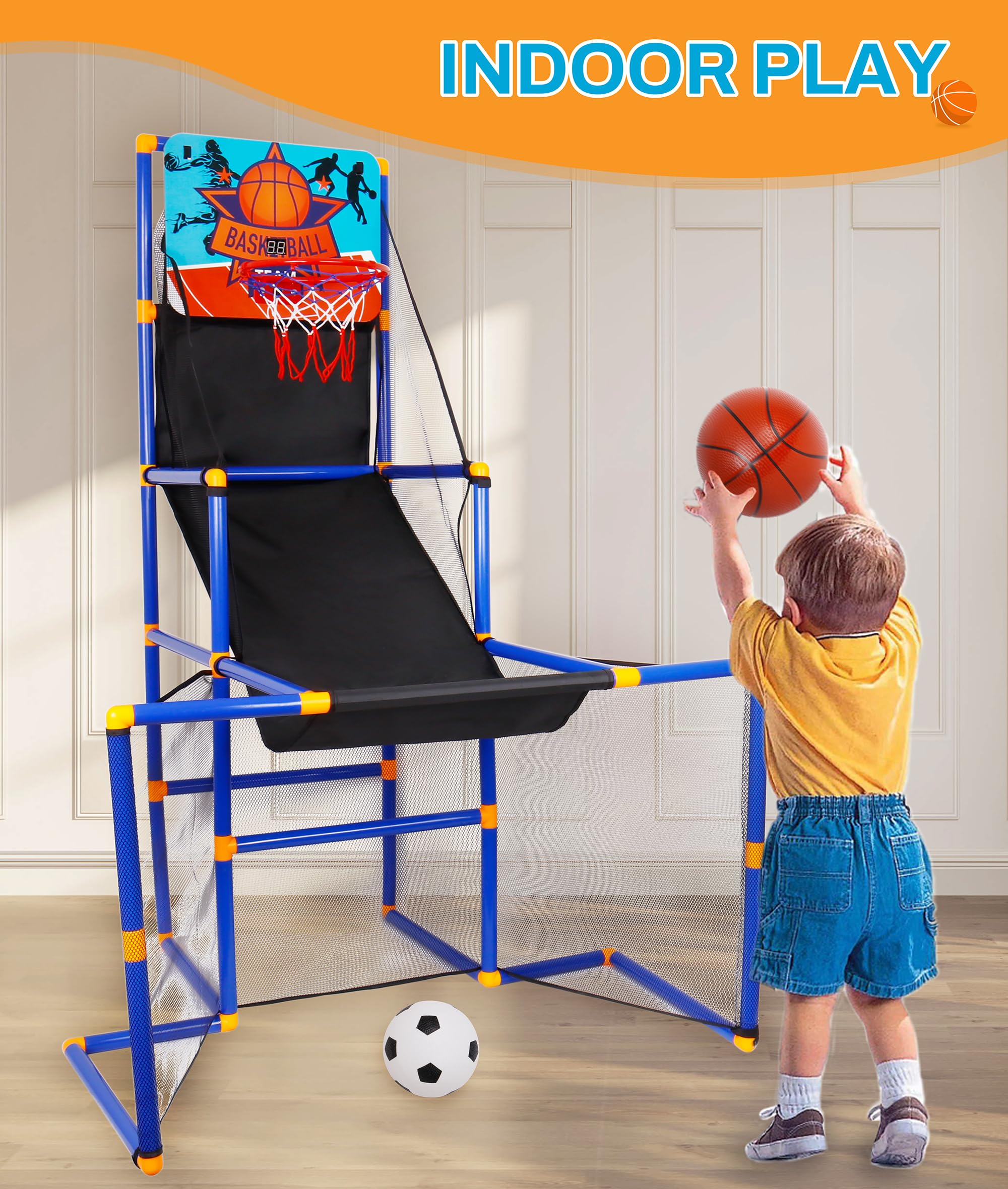 Snapklik.com : Surpop Kids Basketball Hoop Arcade Game