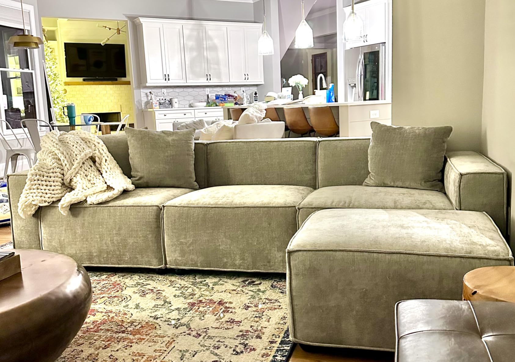 $48/mo - Finance Acanva Luxury Modular Sectional Living Room Sofa Set ...