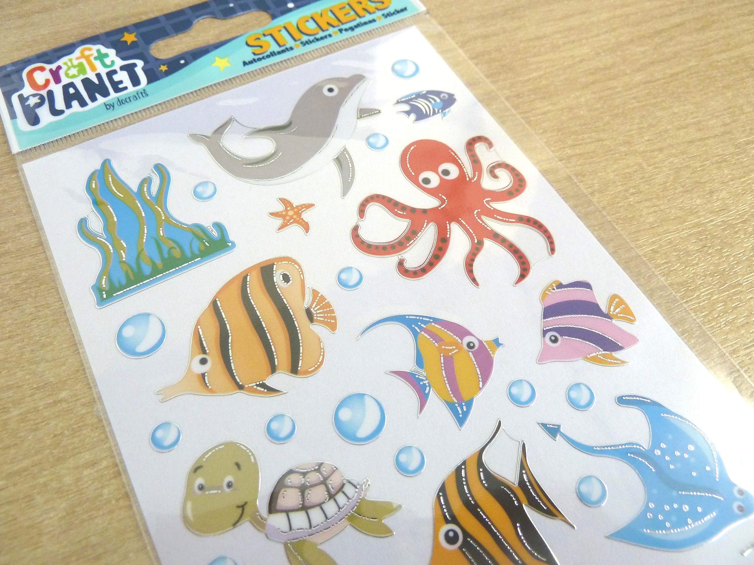 Small Fish, Sealife and Sea Creatures Stickers, Labels Stickers for ...