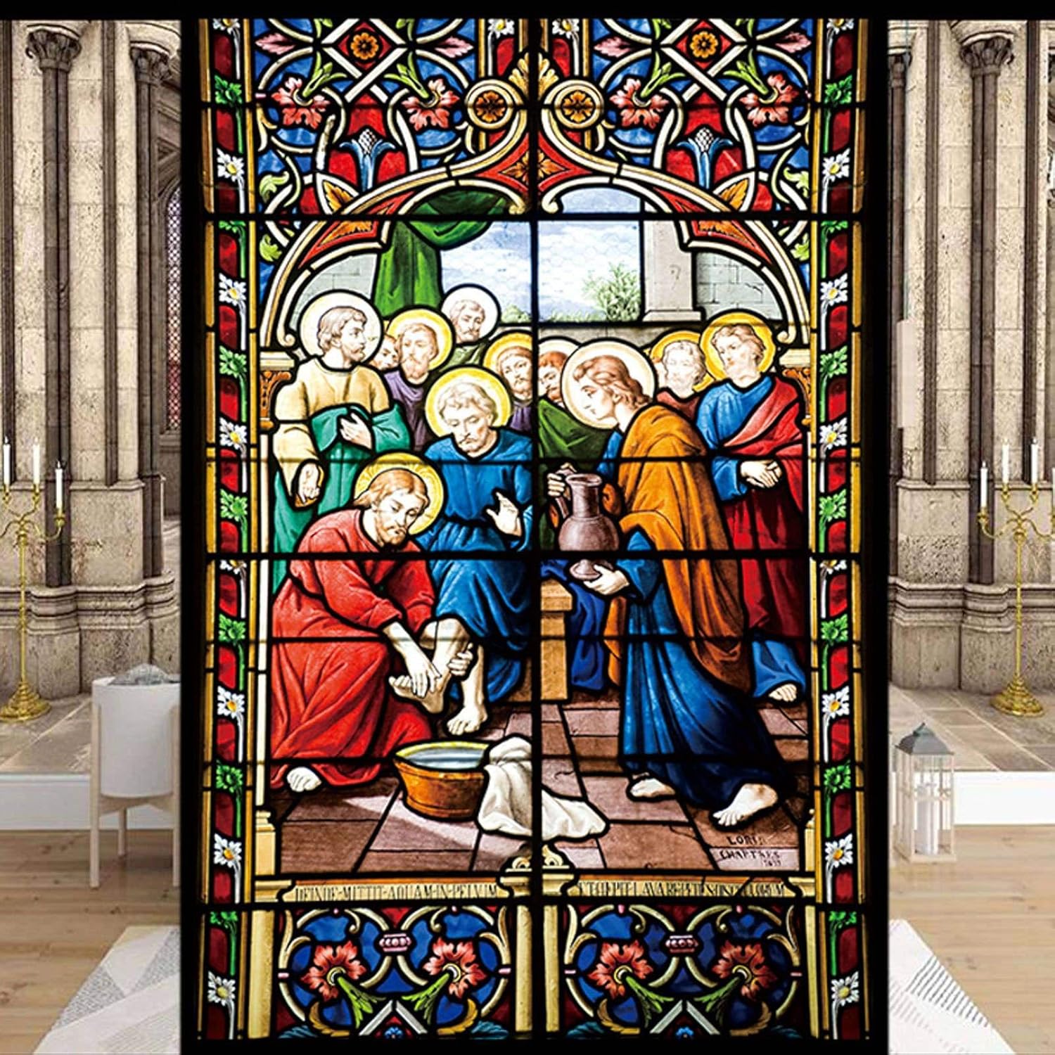 Amazon.com: Translucent Window Film, Static Cling Frosted Window ...