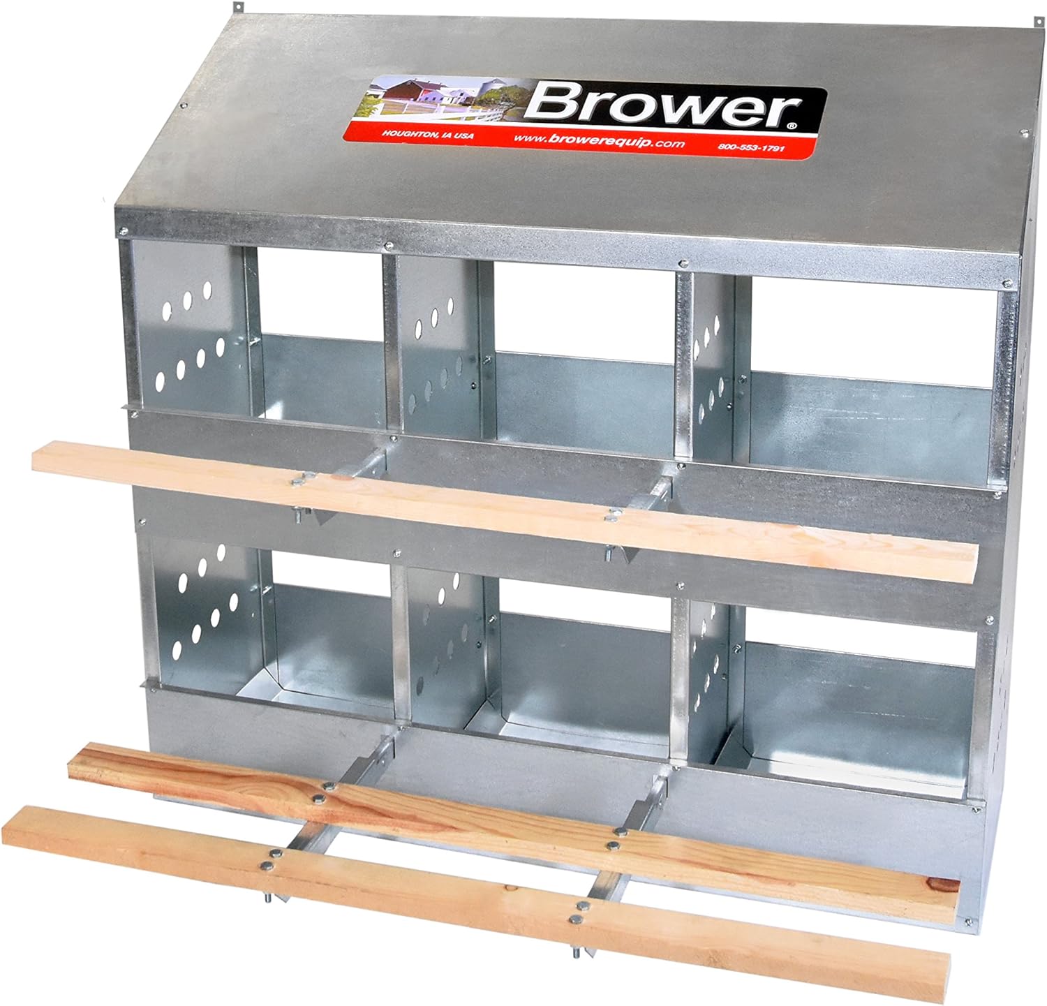 Amazon.com : Brower 406B 6-Hole Poultry Nest : Patio, Lawn & Garden