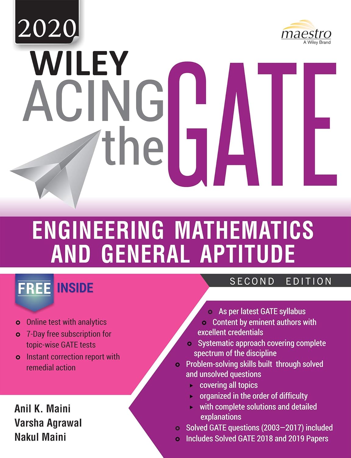 Buy Wiley Acing the GATE: Engineering Mathematics and General Aptitude ...