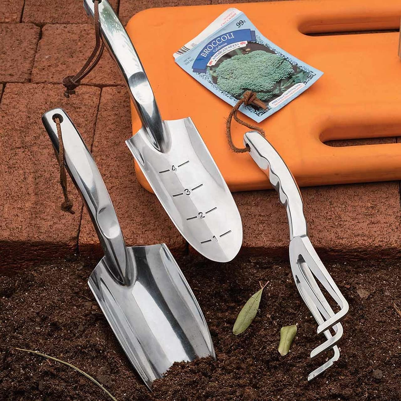 Snapklik.com : Kings County Tools Trowel, Shovel And Garden Fork Set ...